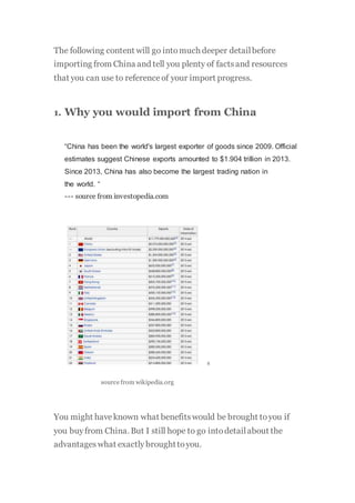 7 things to know before importing from china | DOCX