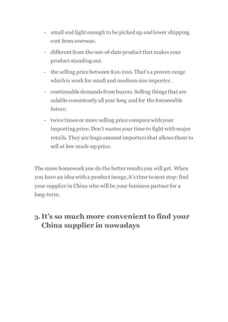 7 things to know before importing from china | DOCX