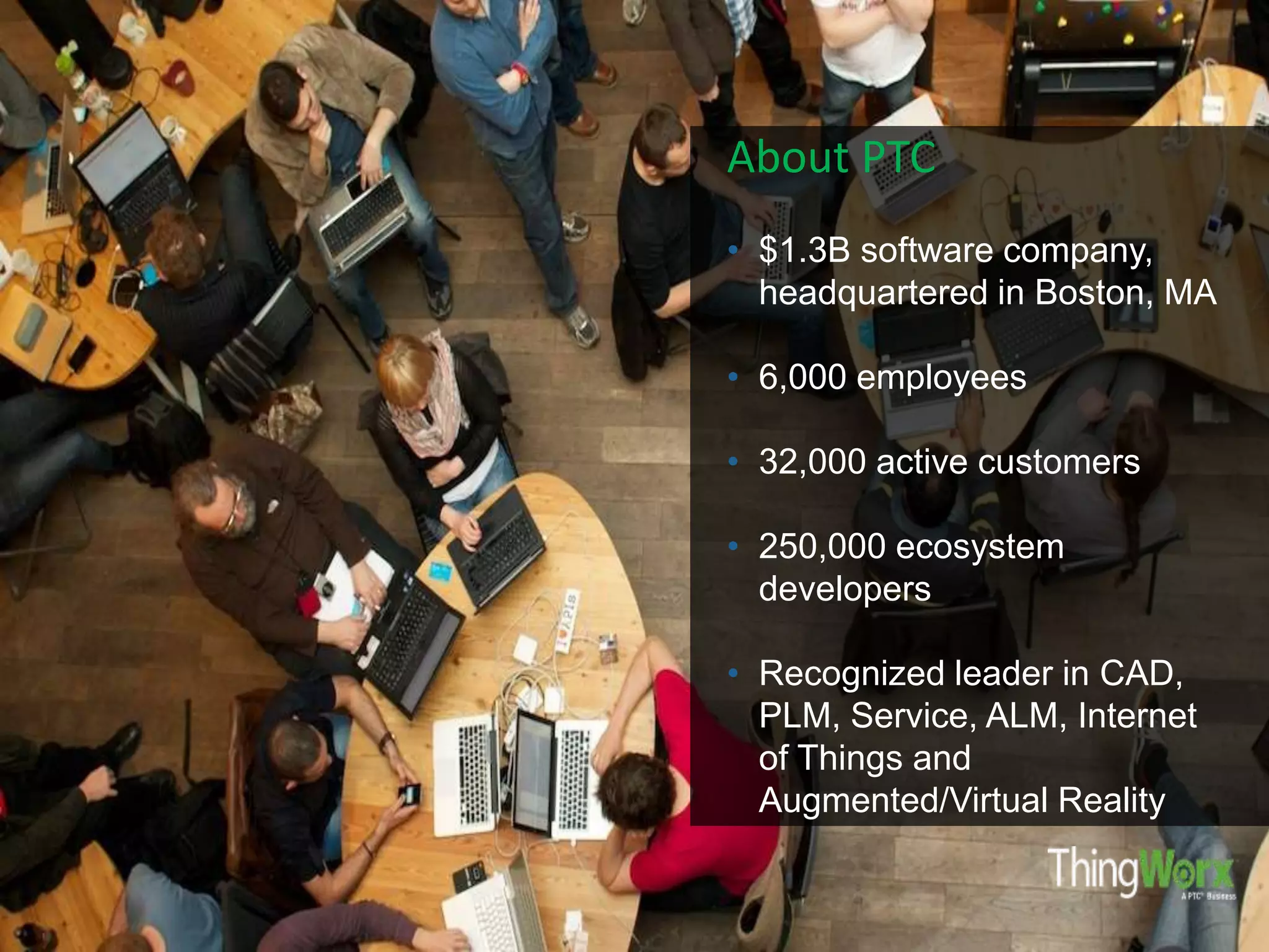 IoT Platform Meetup - ThingWorx | PPTX