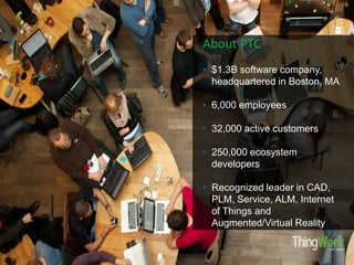 IoT Platform Meetup - ThingWorx | PPTX
