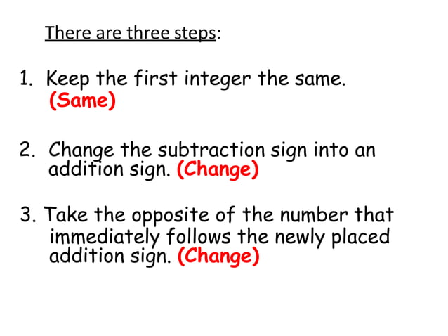 7th integers class 7 ppt | PPTX
