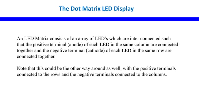 Dot Matrix LED Interfacing using 8255 PPI | PPTX