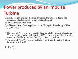 Velocity Triangle for Moving Blade of an impulse Turbine | PPTX