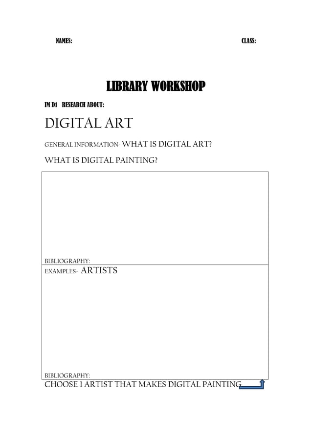 7 th library workshop digital art | DOCX