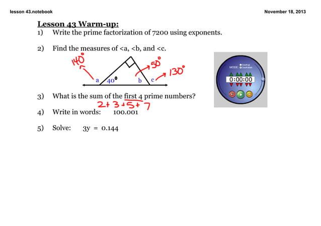 7th math c2 -l43 | PPT