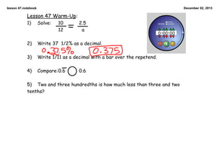7th math c2 -l47 | PPT
