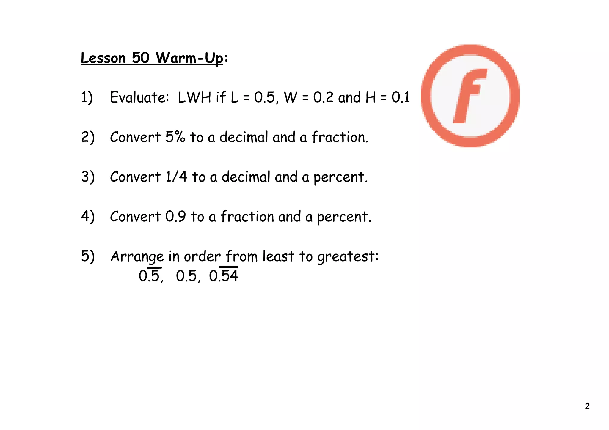 7th Math (C2) - L50--Feb3 | PPT