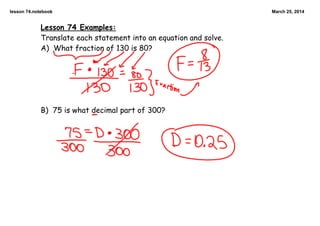 7th math c2 -l74 | PPT