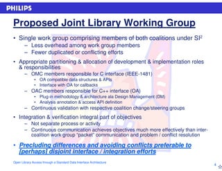 7th OA Conference - Nov 2005 - Opening Library Access - Standard Data ...