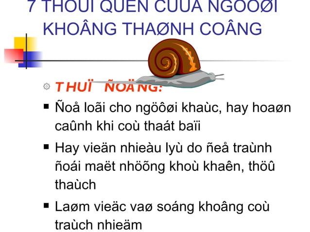 7 thoi quen cua nguoi thanh cong | PPT