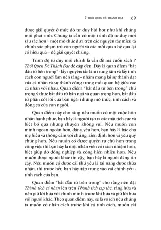 7 Thói quen thành đạt | PDF