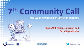 7th Content Providers Community Call | PPT