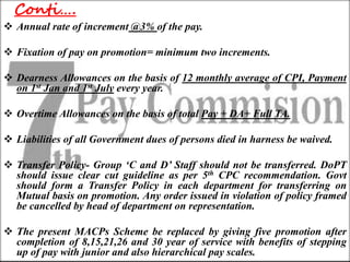 7th pay commission | PPTX | Government Support and Welfare | Financial ...