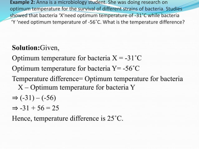 Integers Word Problems Grade 7 PPT Integers Word Problems Grade 7 PPT
