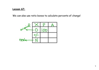 7th PreAlg - L67--March27 | PDF