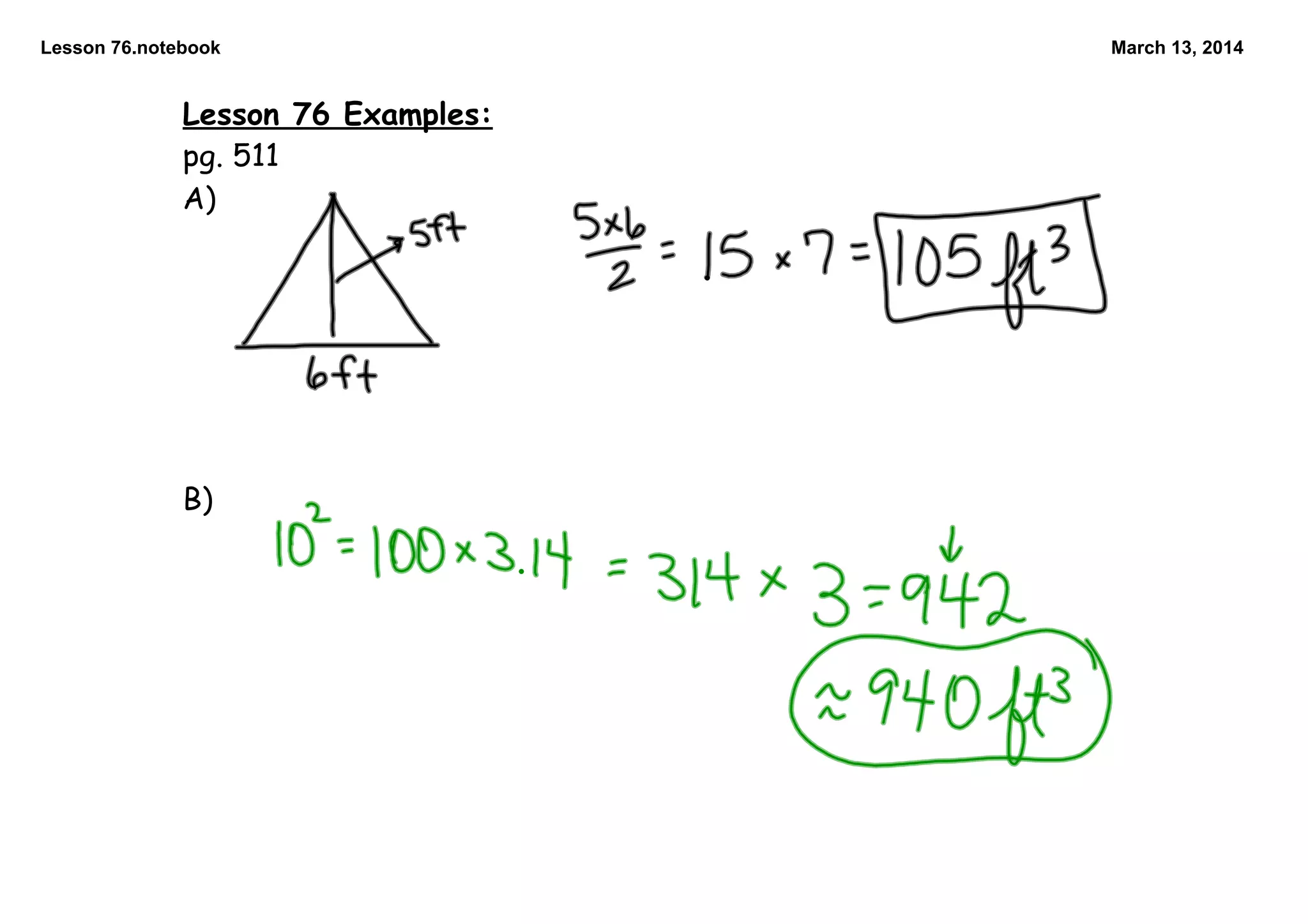 7th pre alg -l76 | PDF