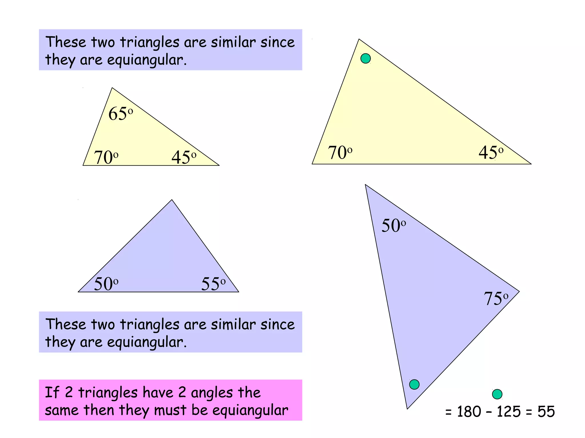 7th pre alg similarity & triangles | PPT
