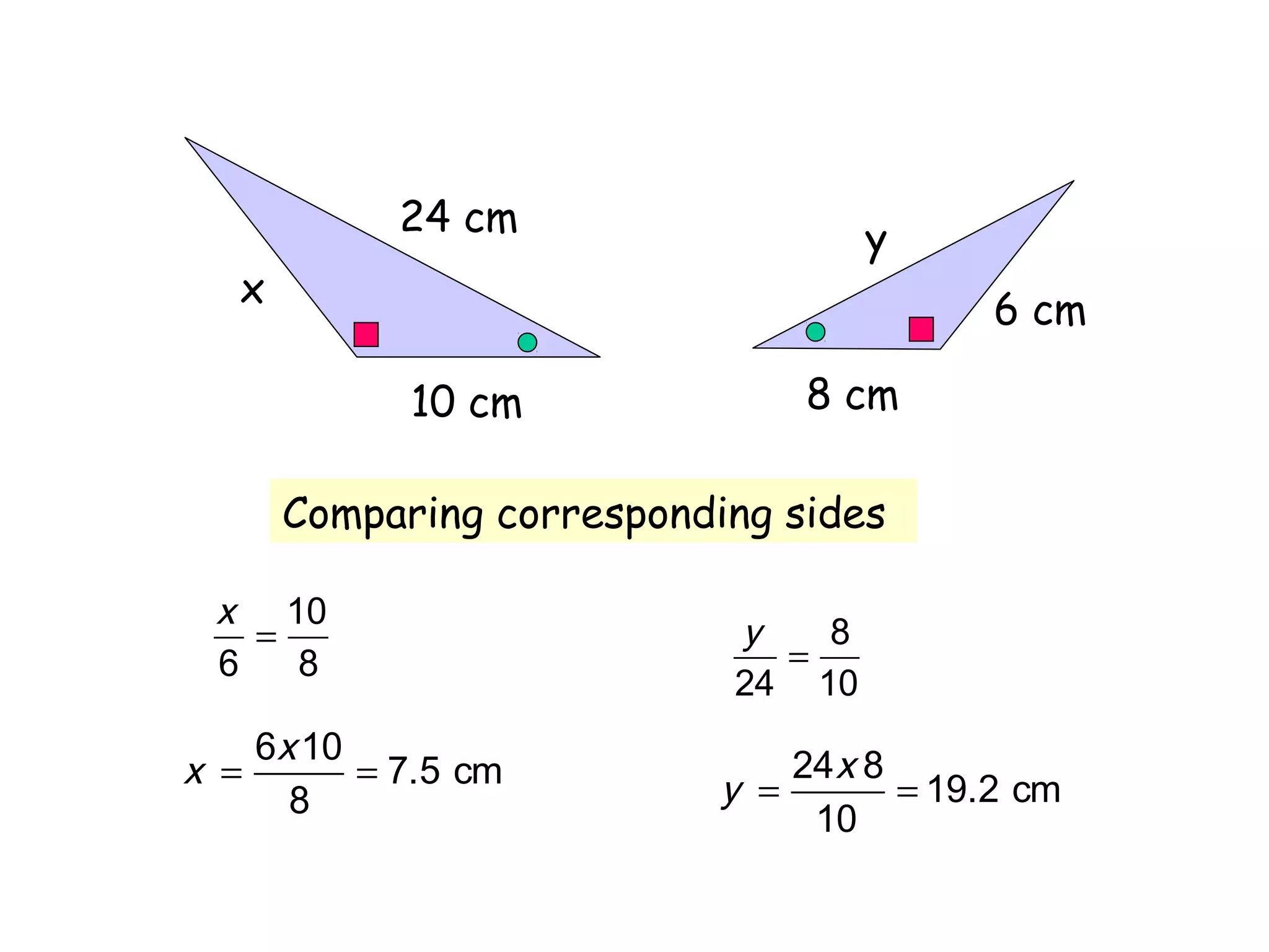 7th pre alg similarity & triangles | PPT