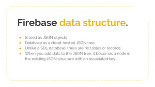 Intoduction of FIrebase Realtime Database | PPTX | Databases | Computer Software and Applications