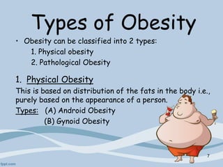 Types of obesity & its Dietary Pills | PPT