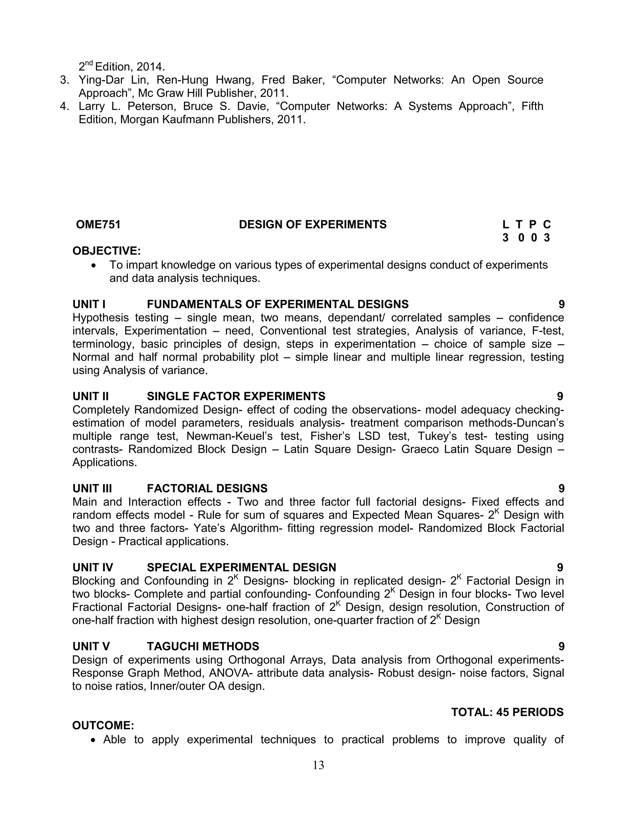 7th sem open elective list and syllabus | PDF