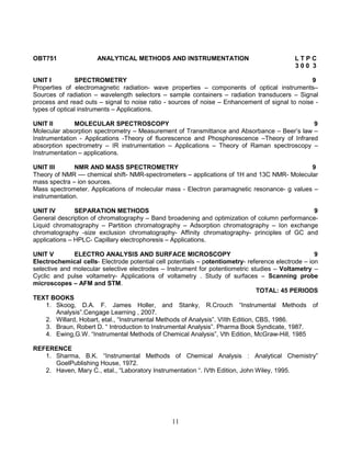 7th sem open elective list and syllabus | PDF