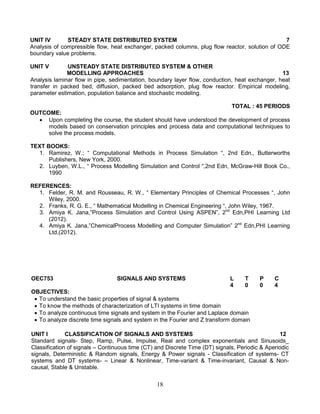 7th sem open elective list and syllabus | PDF