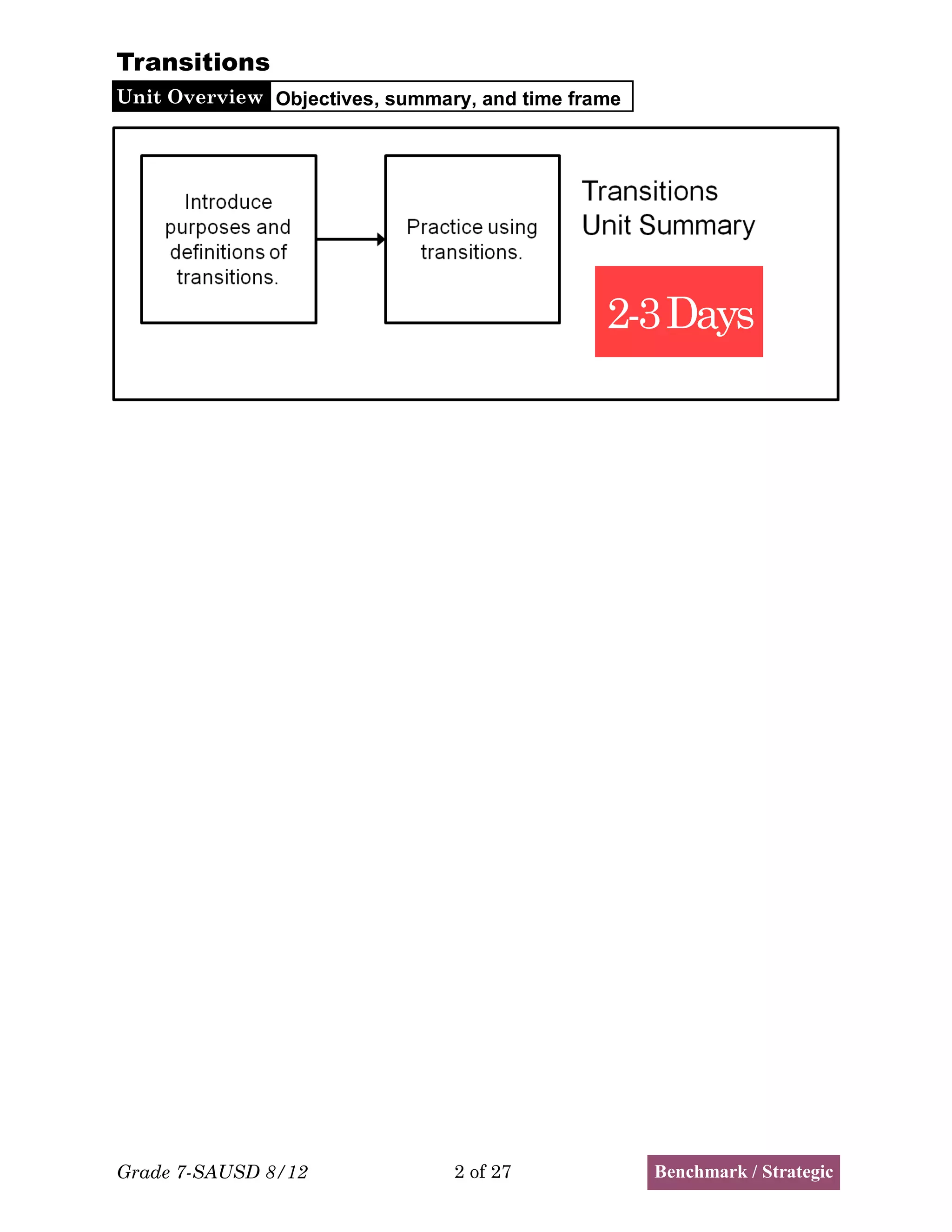 7th transitions | PDF