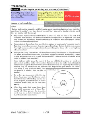 7th transitions | PDF