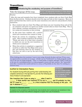 7th transitions | PDF