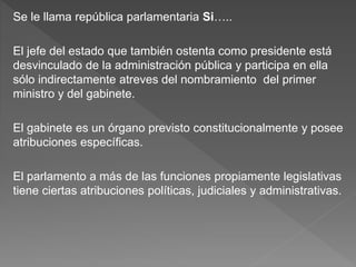 Tipos de republica | PPTX