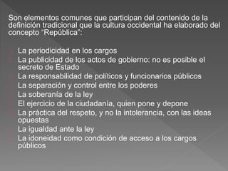 Tipos de republica | PPTX