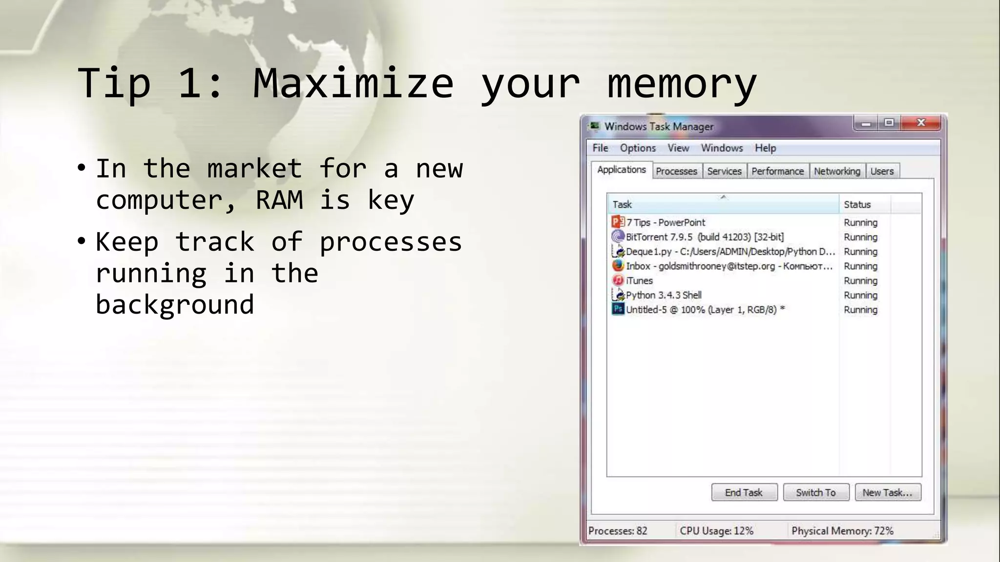7 tips to use your computer more efficiently | PPT