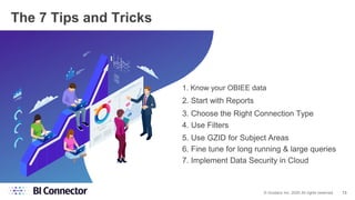 7 tips and tricks for connecting power bi to obiee and oracle analytics cloud | PPTX