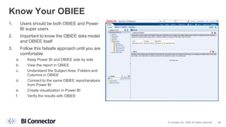 7 tips and tricks for connecting power bi to obiee and oracle analytics cloud | PPTX