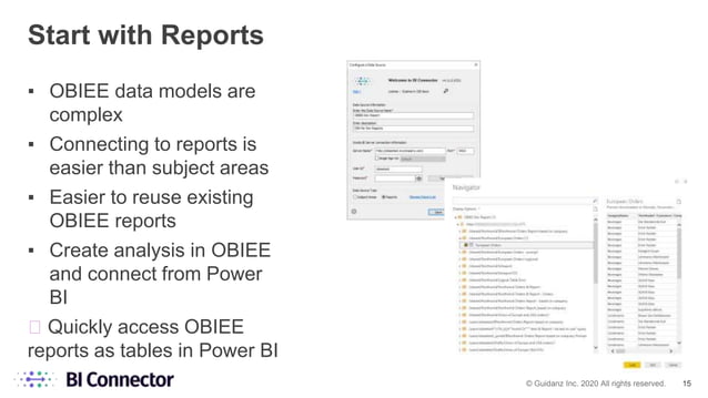 7 tips and tricks for connecting power bi to obiee and oracle analytics cloud | PPT