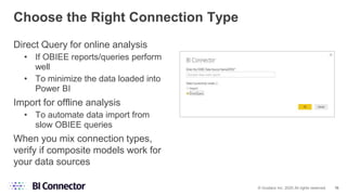 7 tips and tricks for connecting power bi to obiee and oracle analytics cloud | PPTX