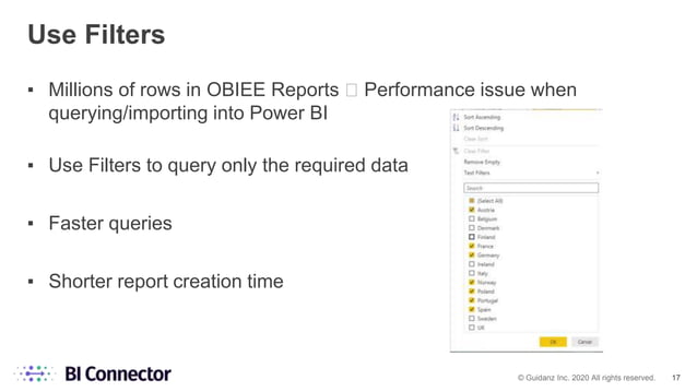 7 Tips And Tricks For Connecting Power Bi To Obiee And Oracle Analytics Cloud Ppt 