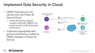 7 tips and tricks for connecting power bi to obiee and oracle analytics cloud | PPTX