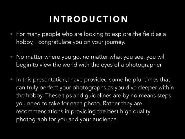 7 Tips for Amateur Photographers by Jack Halfon | PDF