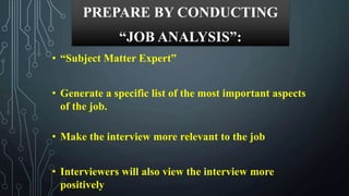 7 tips for conducting an effective interview | PPT
