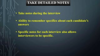 7 tips for conducting an effective interview | PPT