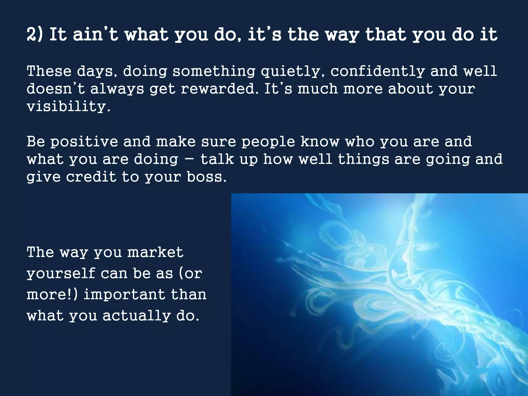 7 tips for corporate career success | PPT