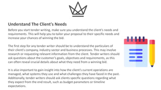 7 Tips for Novice Tender Writers | PPT