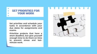 7 Tips Help You to Balance Study, Work and Personal Life | PPTX