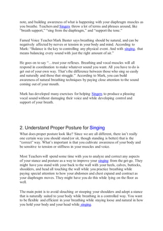 7 tips on how to sing better | PDF