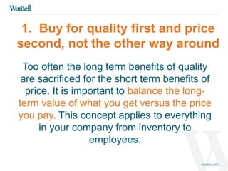 7 Tips to Avoid Poor Quality Production | PPTX | Manufacturing Industry ...