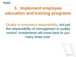 7 Tips to Avoid Poor Quality Production | PPTX | Manufacturing Industry ...