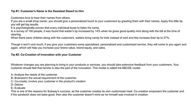 7 Tips to Increase Your Sales | PPT