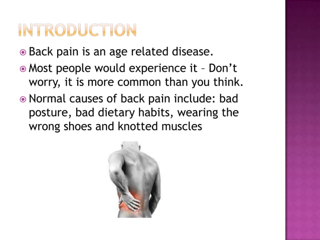 7 tips to take care of your back | PPT